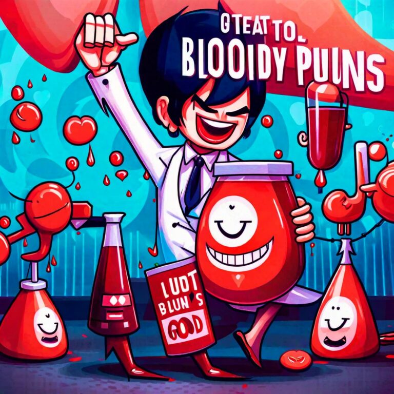 Sink Your Teeth into Fun: Hilarious Blood Puns for a Bloody Good Time ...